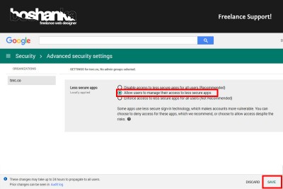 'Send Mail As' with Gmail - Fixing the Authentication Failed Error ...